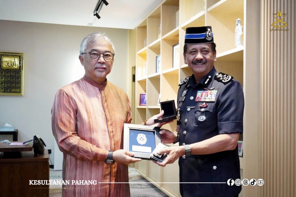 KDPB SULTAN PAHANG BERKENAN TERIMA MENGADAP KETUA POLIS NEGARA - Istana Pahang