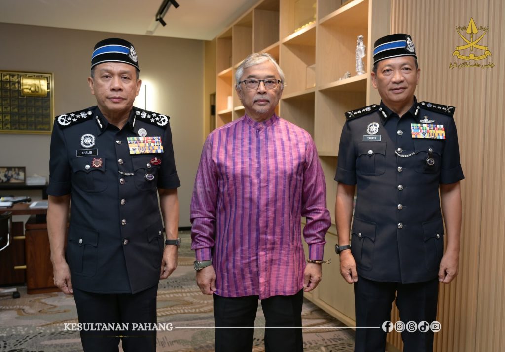 KDPB SULTAN PAHANG BERKENAN TERIMA MENGADAP KETUA POLIS NEGARA - Istana Pahang