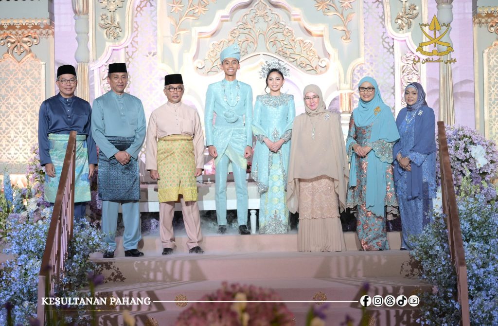 KDPB SULTAN PAHANG, KDPB TENGKU AMPUAN PAHANG BERKENAN BERANGKAT KE MAJLIS PERKAHWINAN PACAL ...